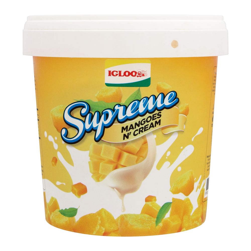 Buy Igloo Supreme Mango N Cream Frozen Dessert, 1 Liter Online At ...