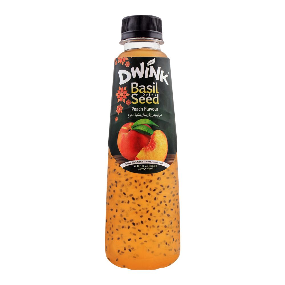 Order Dwink Basil Seed Drink Peach Flavor, 300ml Online At Competitive ...