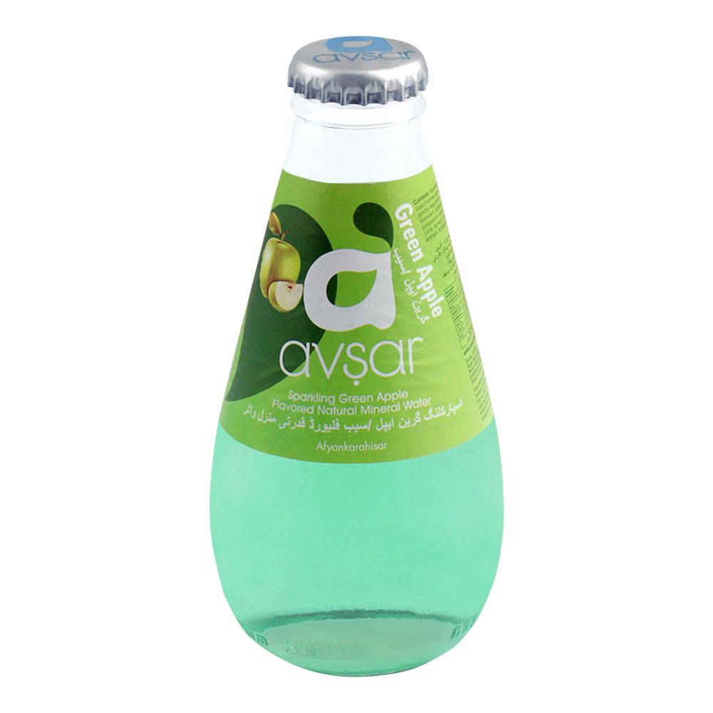 Buy Avsar Sparkling Green Apple Natural Mineral Water, 200ml Online At ...