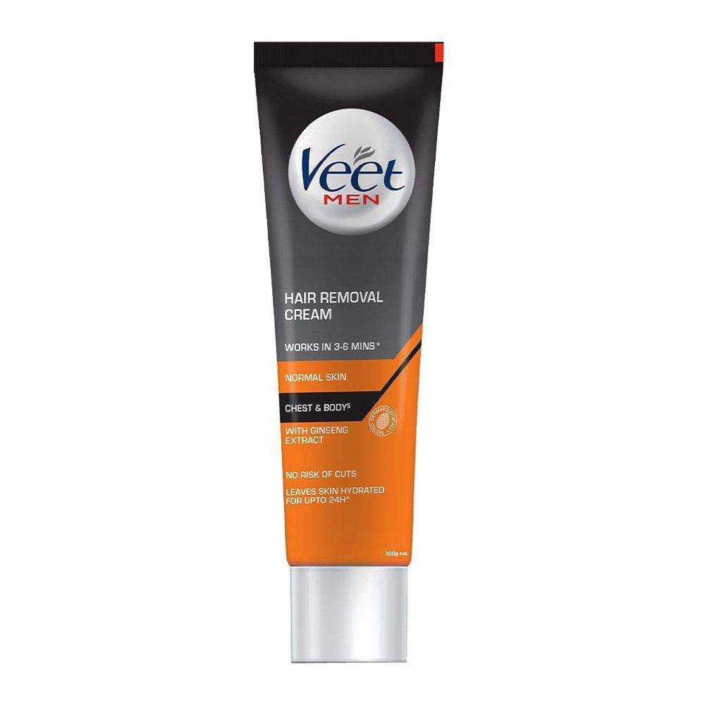 Purchase Veet Men Normal Skin Chest And Body Hair Removal Cream, 100g ...