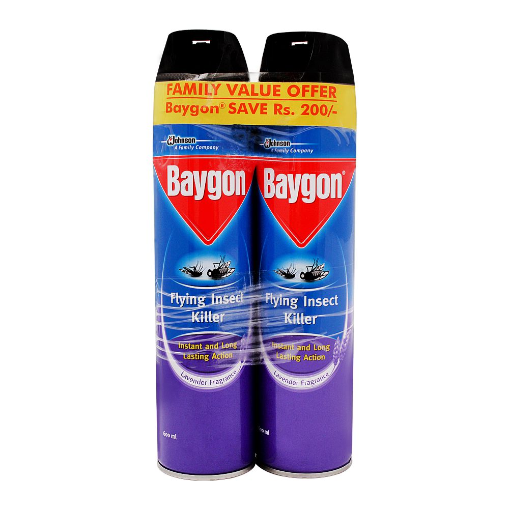 Purchase Baygon Flying Insect Killer Spray Saver Pack, 2x600ml Online ...