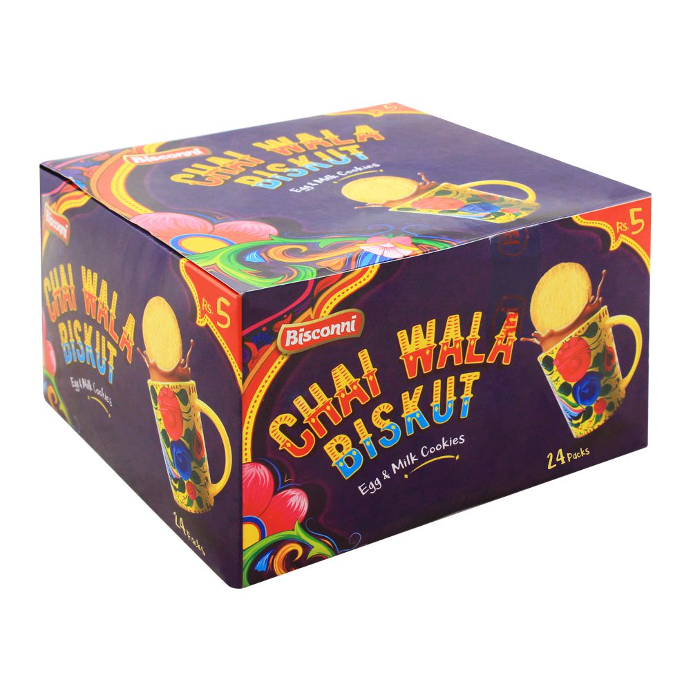 Buy Bisconni Chai Wala Biskut Biscuits, 24 Tikky Packs Online At Best ...