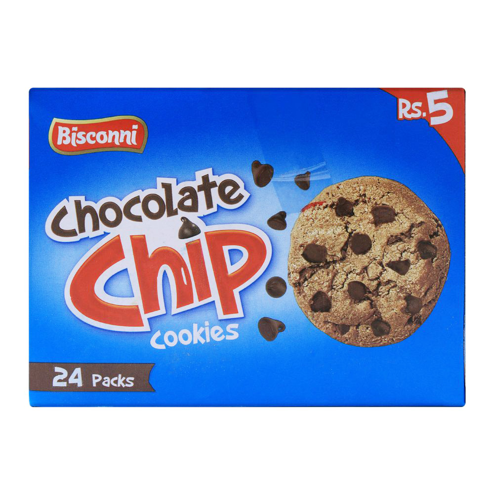 Purchase Bisconni Chocolate Chip Cookies, 24 Tikky Packs Online At ...