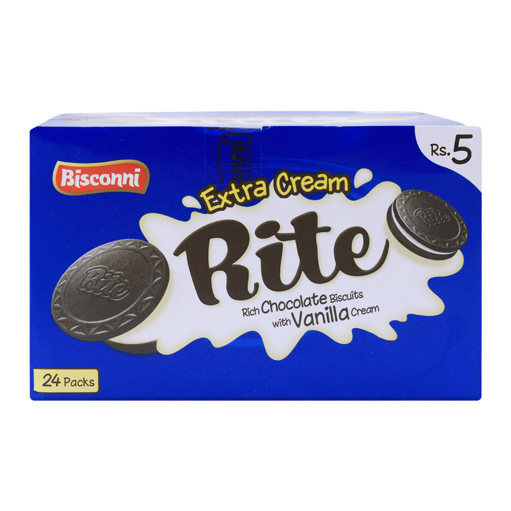 Purchase Bisconni Rite Extra Cream Biscuits, 24 Tikky Packs Online At ...