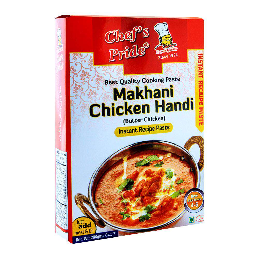 Purchase Chef's Pride Makhani Chicken Handi Instant Recipe Paste 200g ...