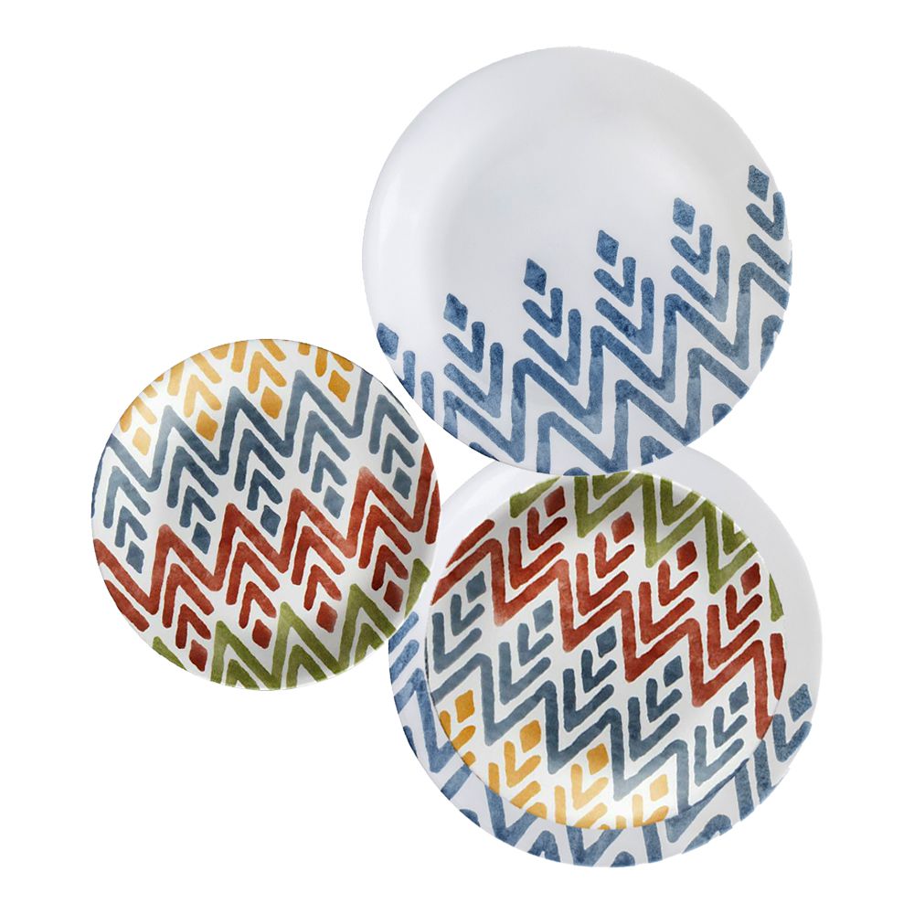 Purchase Corelle Vive Plate Set, Zamba, 18 Pieces Online At Competitive ...