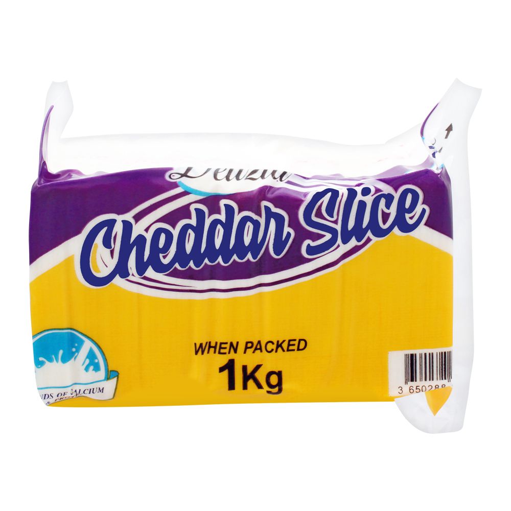 Order Delizia Cheddar Slice Cheese, 1 KG Online At Competitive Price ...