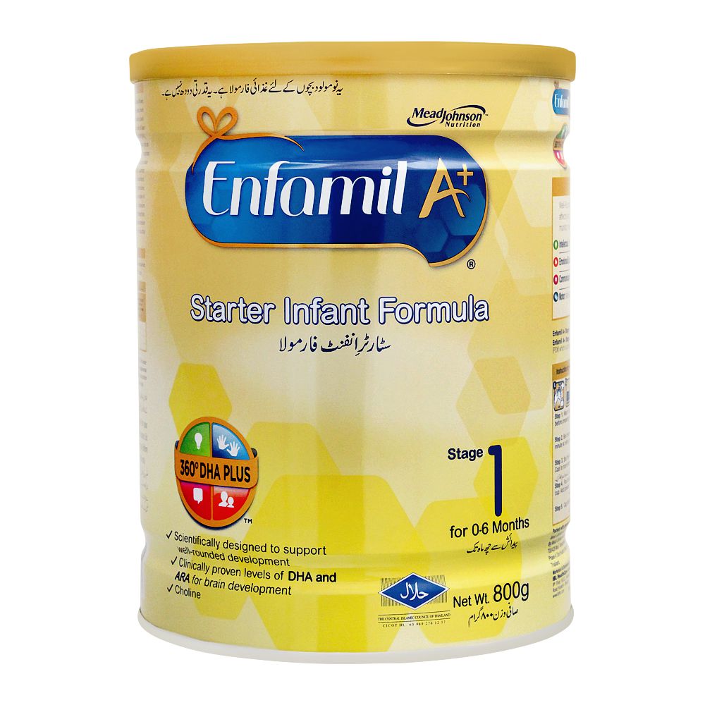 Buy Enfamil A+, Stage 1, Starter Infant Formula, 800g Online At ...