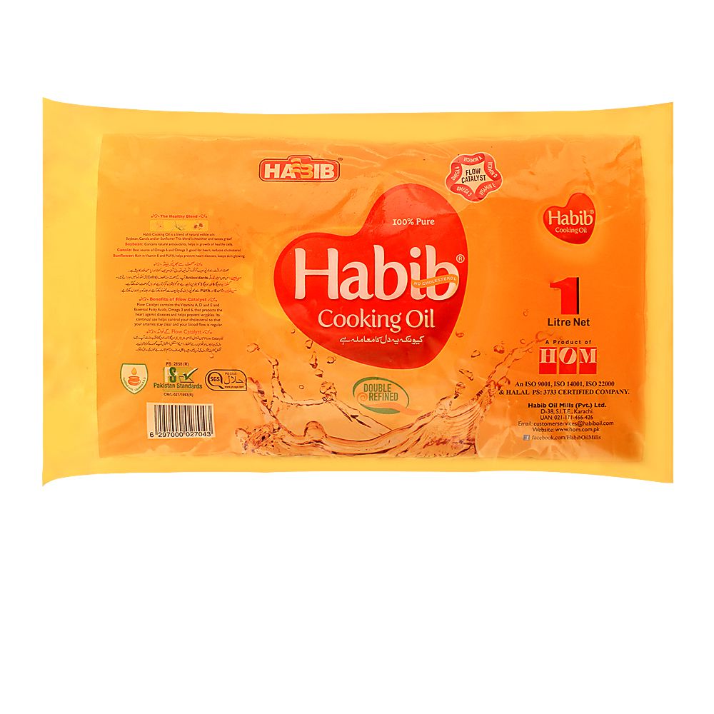 Purchase Habib Cooking Oil 1 Litre Pouch Online At Discounted Price ...