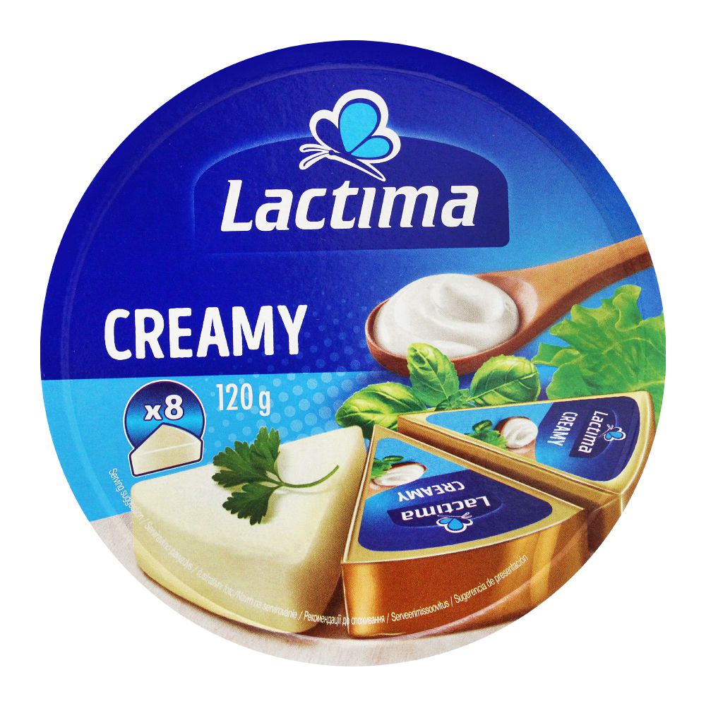 Order Lactima Creamy Cheese Portions, 8 Pieces, 120g Online At ...