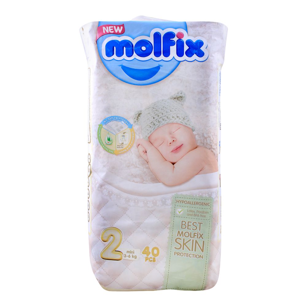 Purchase Molfix No. 2, Mini 3-6 KG, 40-Pack Online At Best Price ...