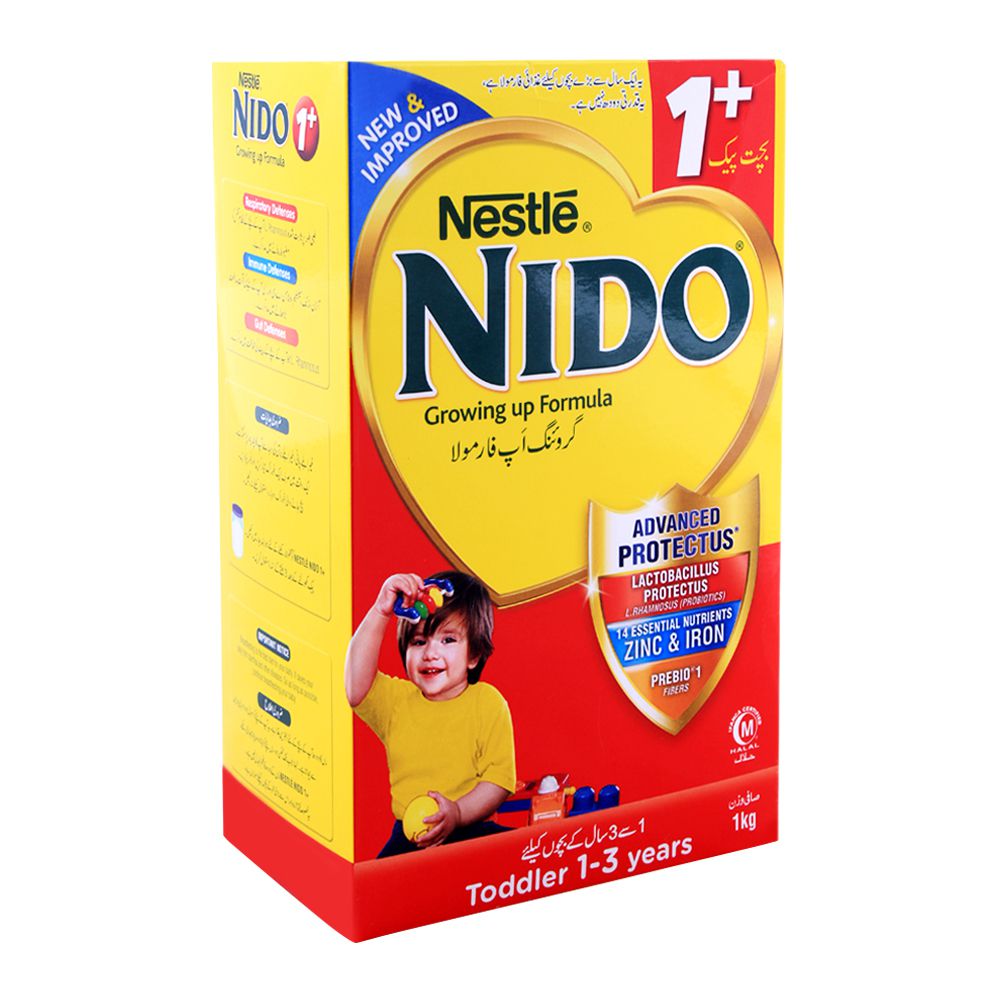 Buy Nestle Nido 1+ Growing-Up Formula, 1 KG Economy Pack Online At ...