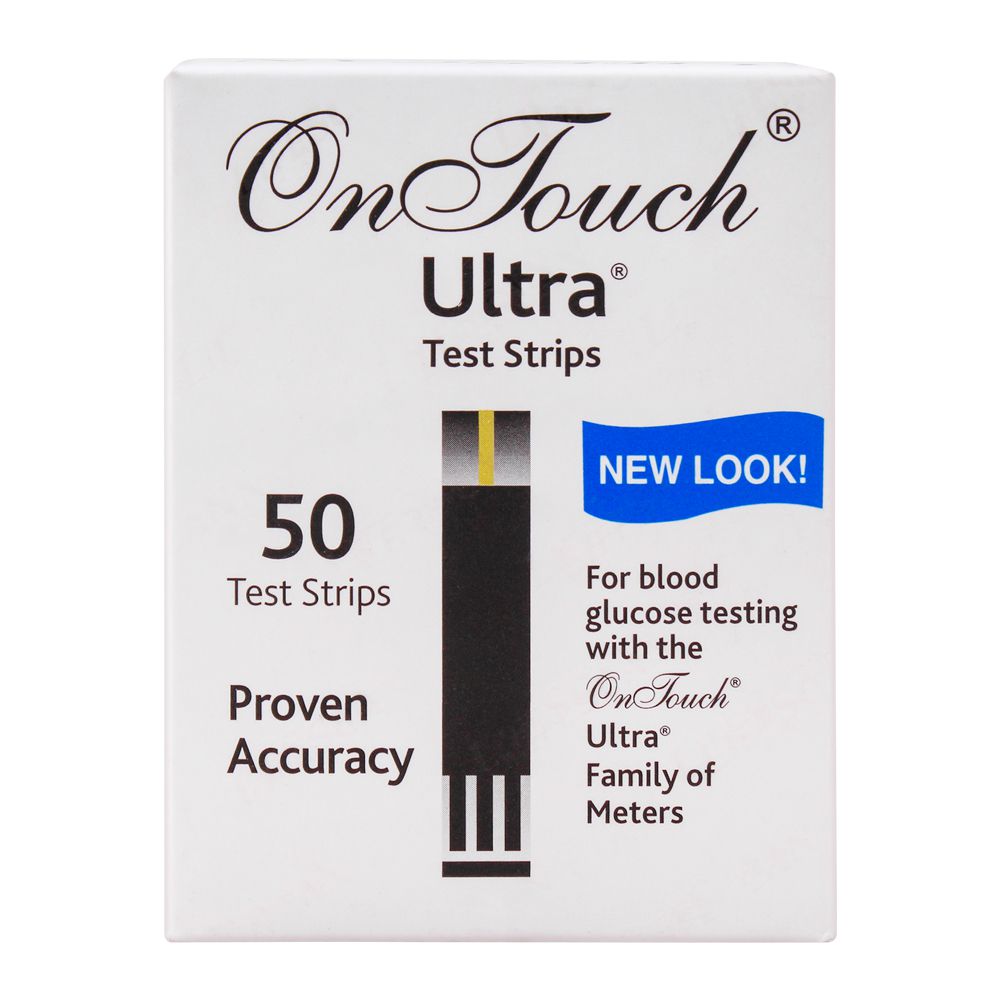 Order OneTouch Ultra Glucose Test Strips, 50 Count Online At Best Price ...
