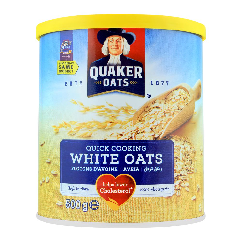 Buy Quaker White Oats, Tin, 500g Online At Competitive Price ...