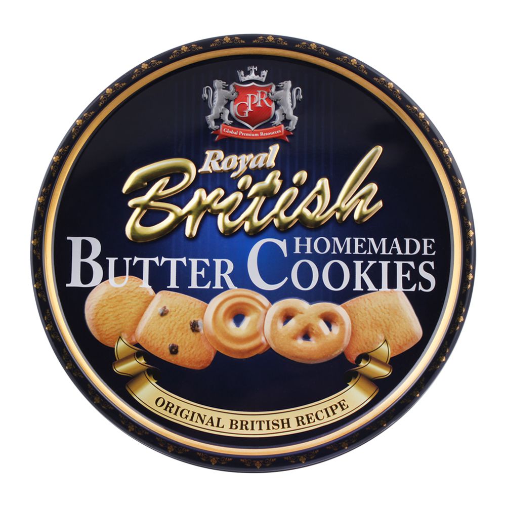 Buy Royal British Home Made Butter Cookies, Tin, 340g Online At Best ...